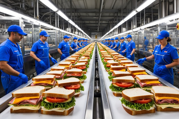 4-Rows Toast Filling Machines - Andrew Ma Fu | Bread Production Line ...